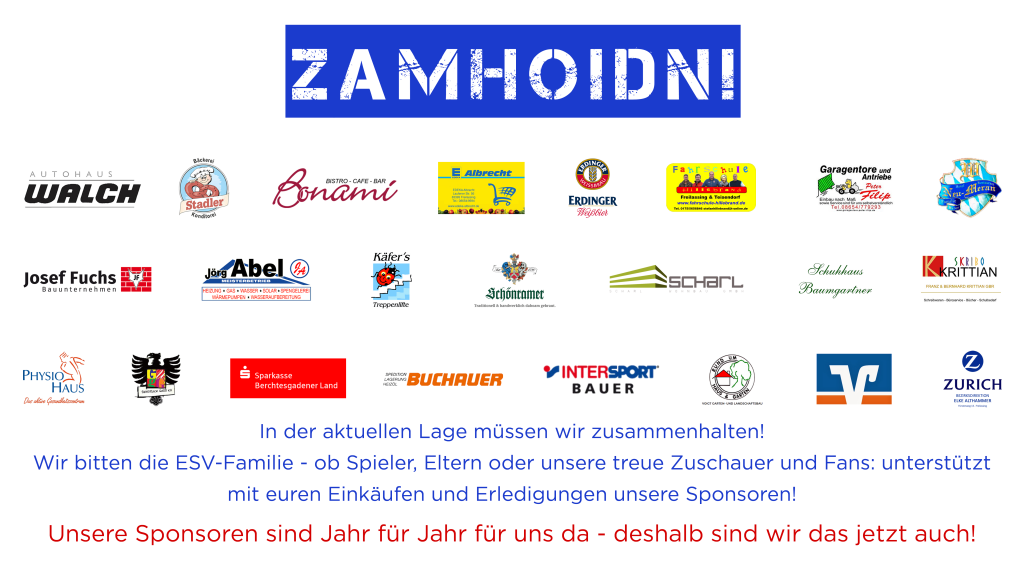 Unterstützt unsere Sponsoren! - ESV Freilassing Handball